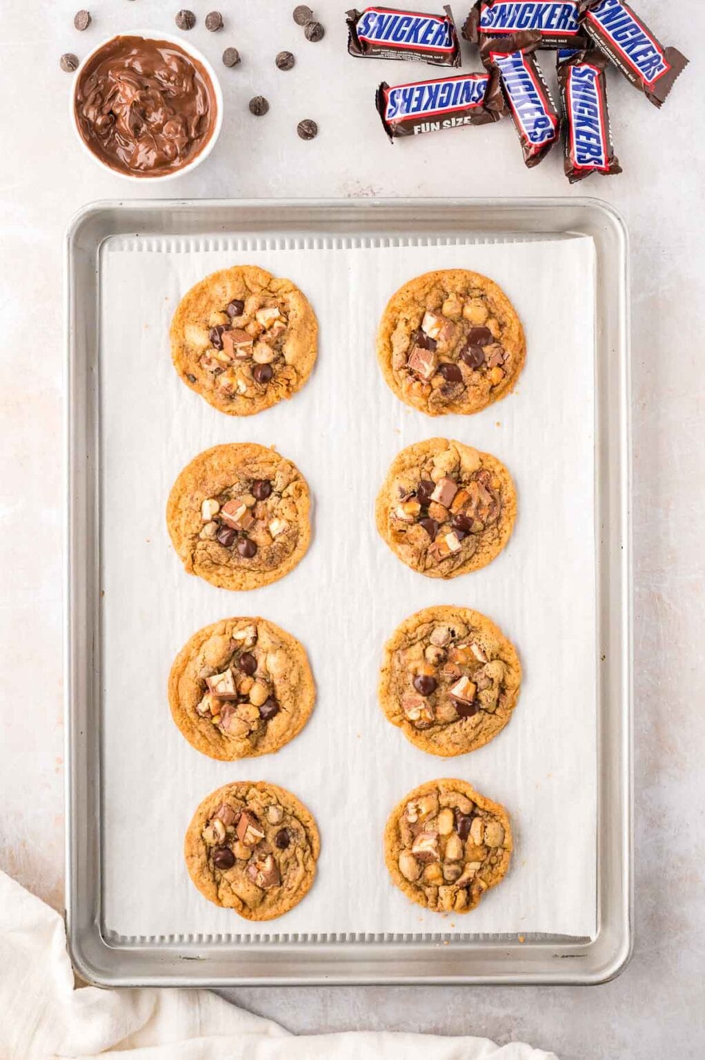 Snickers Cookies – Chewy, Chocolatey, and Loaded with Flavor!