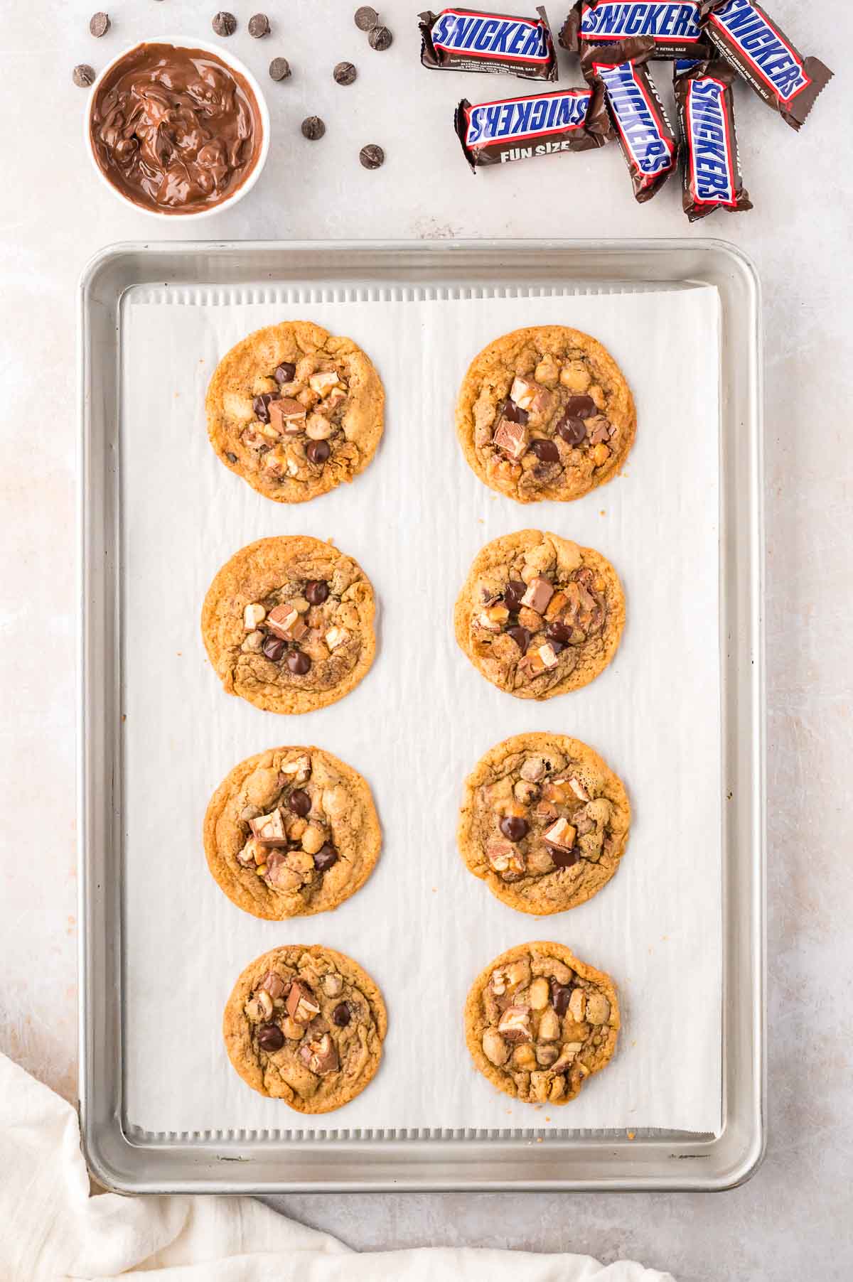 Snickers Cookies – Chewy, Chocolatey, and Loaded with Flavor!