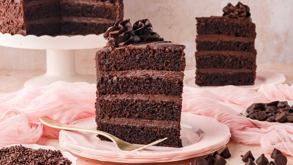 The Ultimate Double Chocolate Cake
