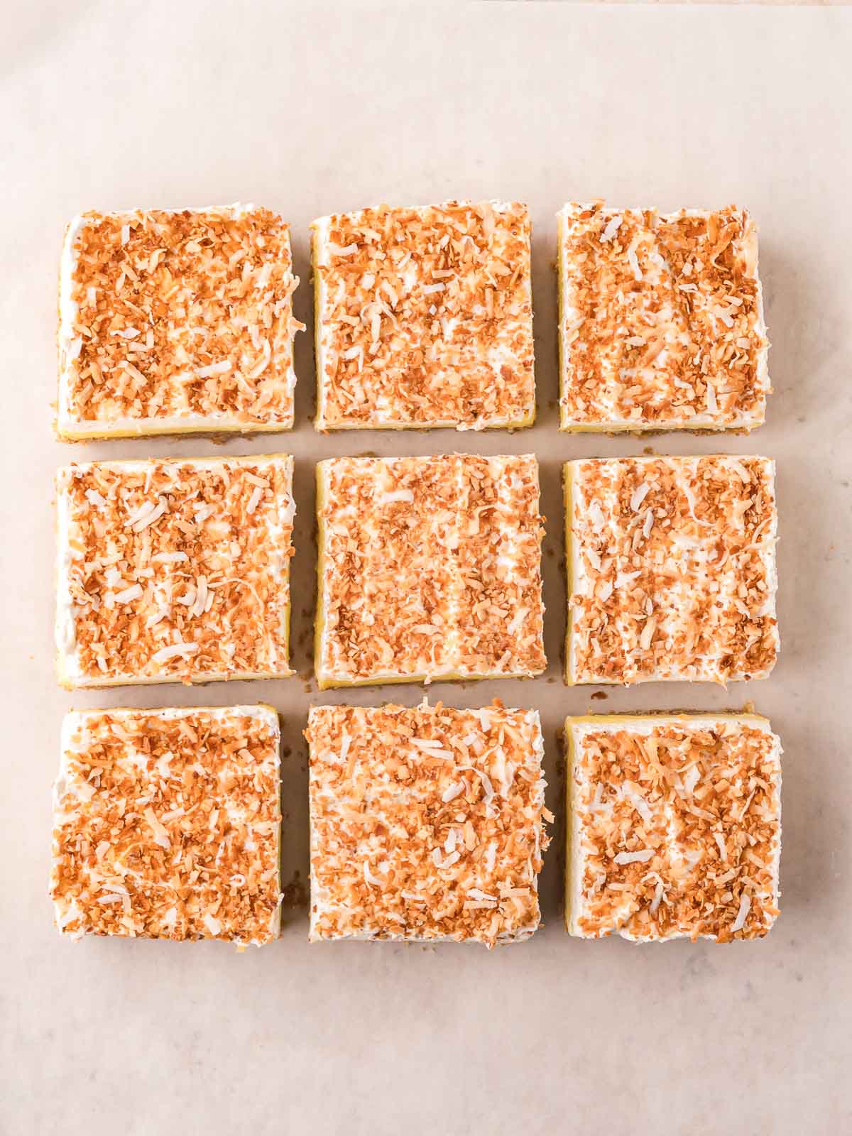 No-Bake Coconut Cream Bars