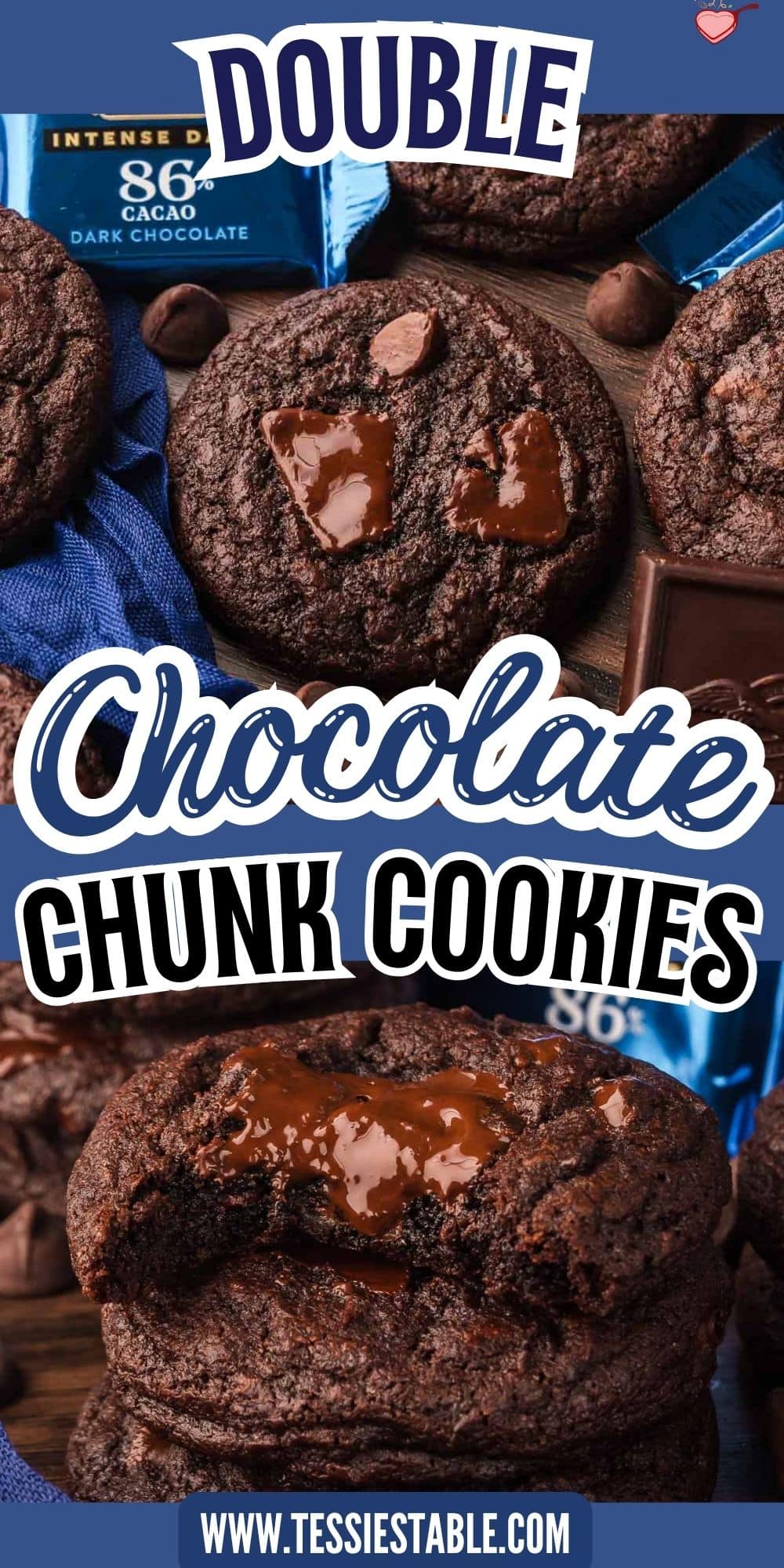 Double Chocolate Chunk Cookies – Easy Holiday Favorite