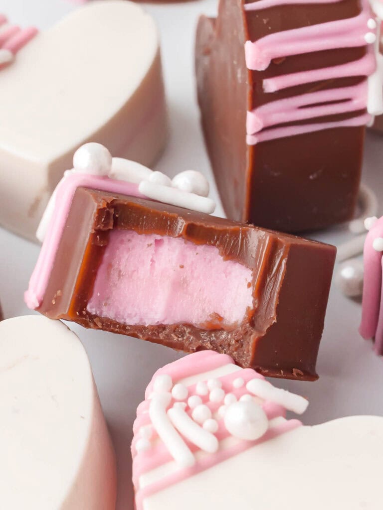 Homemade Filled Chocolates (Creamy Candy Melt Chocolates)