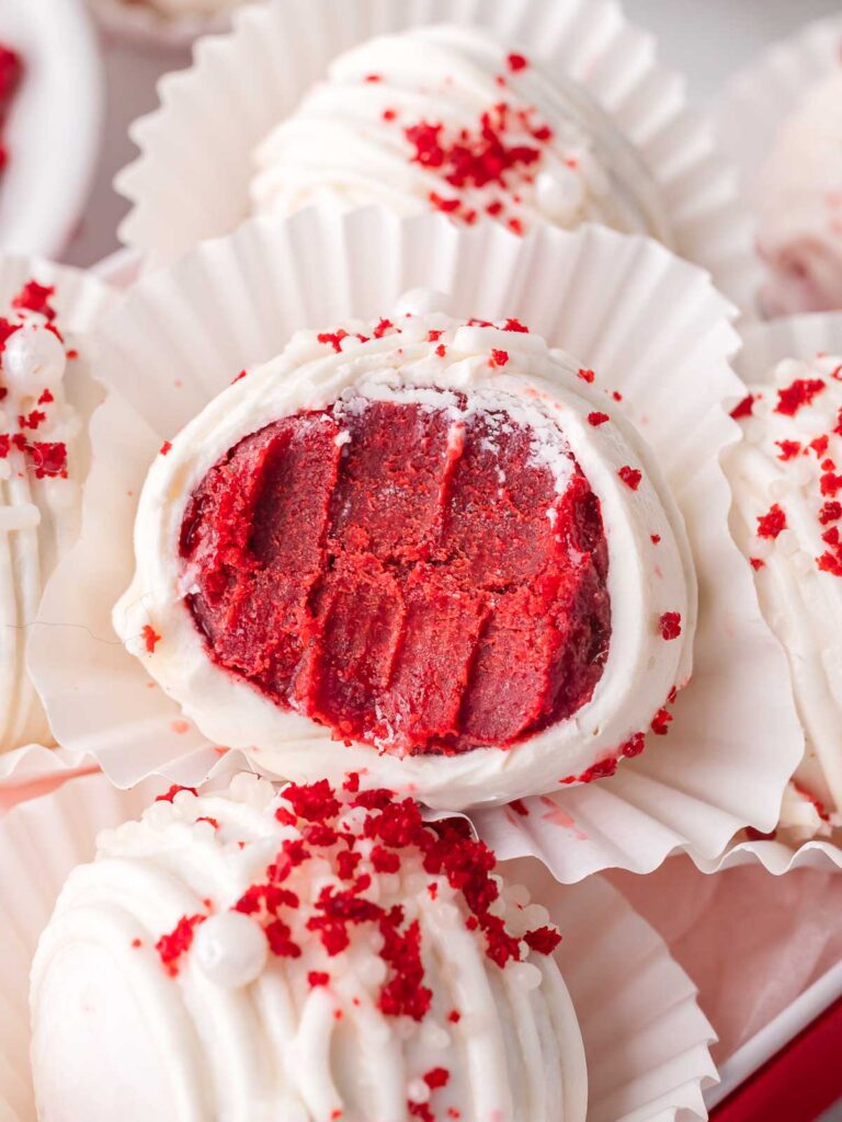 Red Velvet Truffles (Easy No-Bake Dessert)