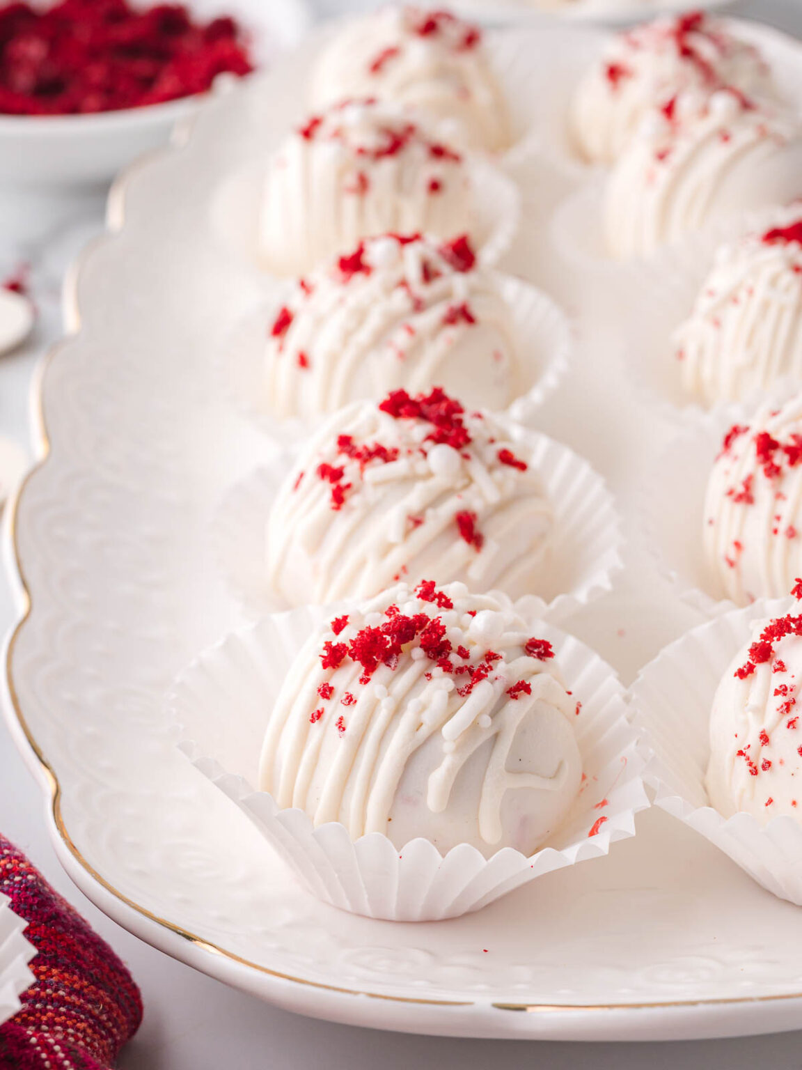 Red Velvet Truffles (Easy No-Bake Dessert)